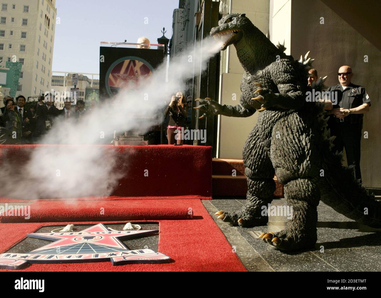 Godzilla hollywood fame Banque de photographies et d’images à haute ...