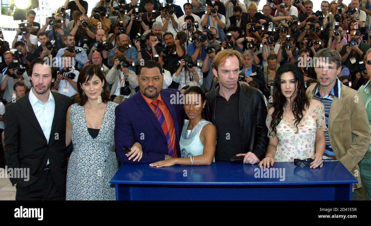 Lambert wilson monica bellucci matrix Banque de photographies et d ...