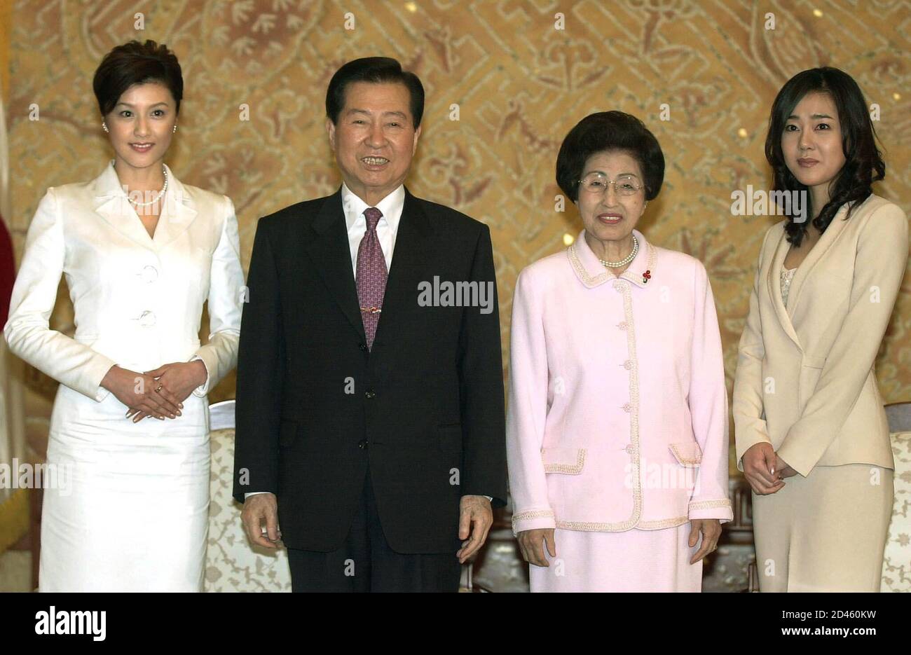 Kim Dae Jung Et Sa Femme Kim Dae Jung Banque d'image et photos - Alamy