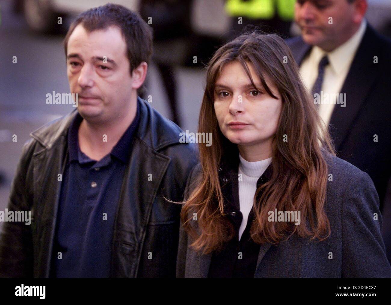 Les parents de sarah payne, écolière assassinée âgée de huit ans Banque ...