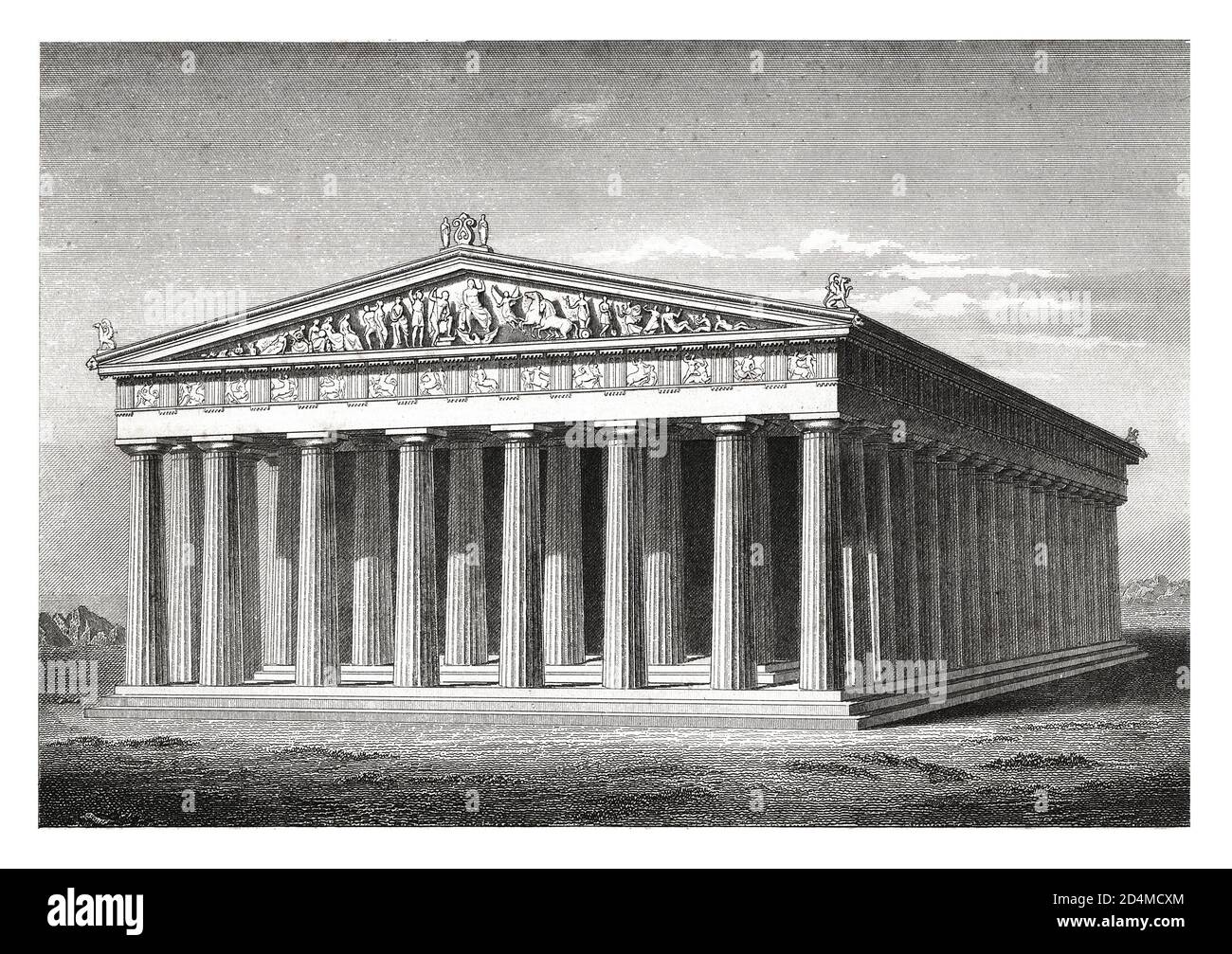 Vue de face du parthénon Banque de photographies et d’images à haute ...