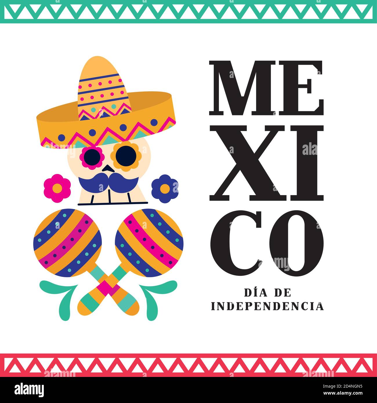 Dia de la independencia Banque d'images vectorielles - Alamy