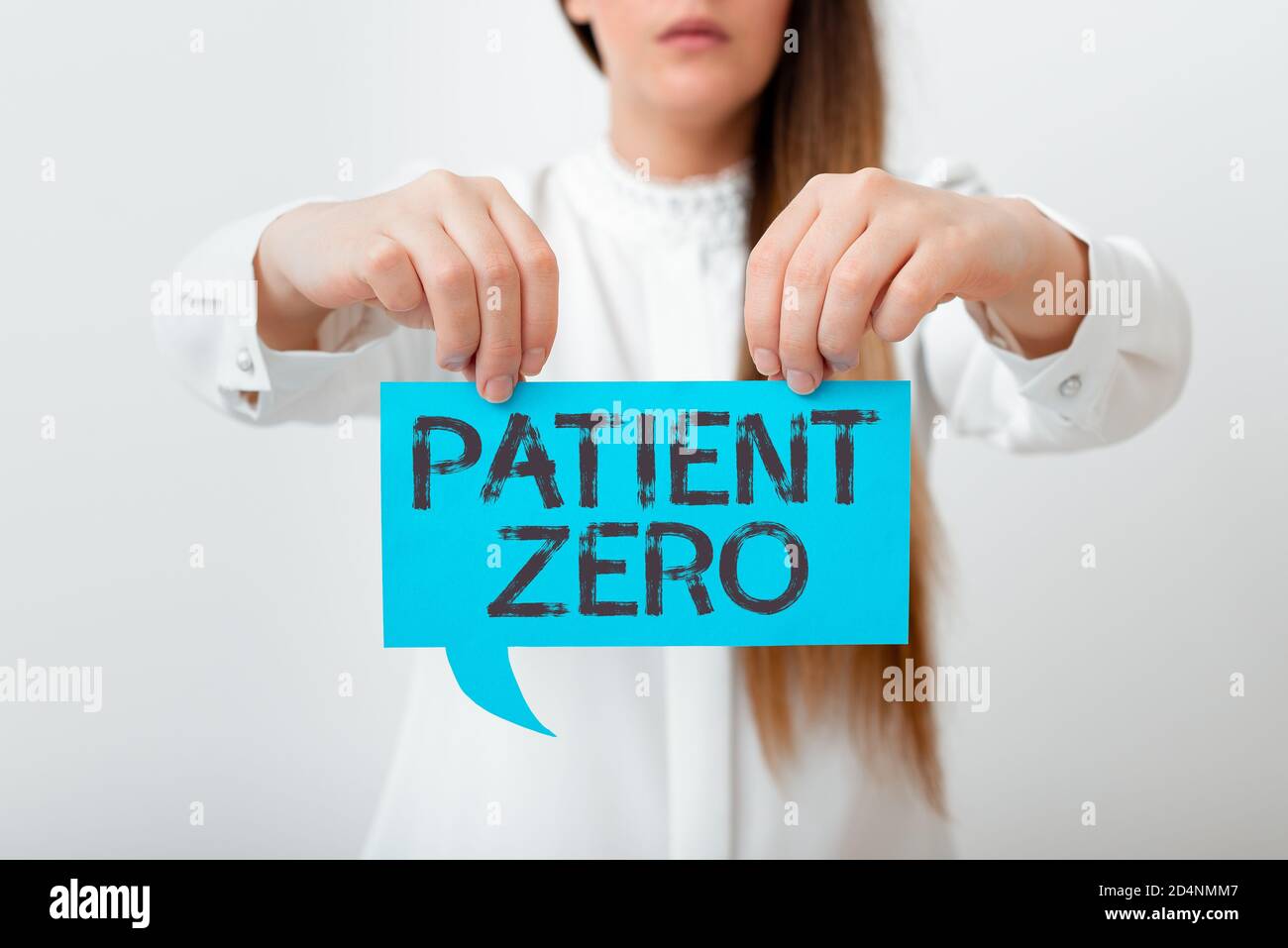 Écriture manuscrite conceptuelle indiquant patient zéro. Concept signification maladie primaire ...