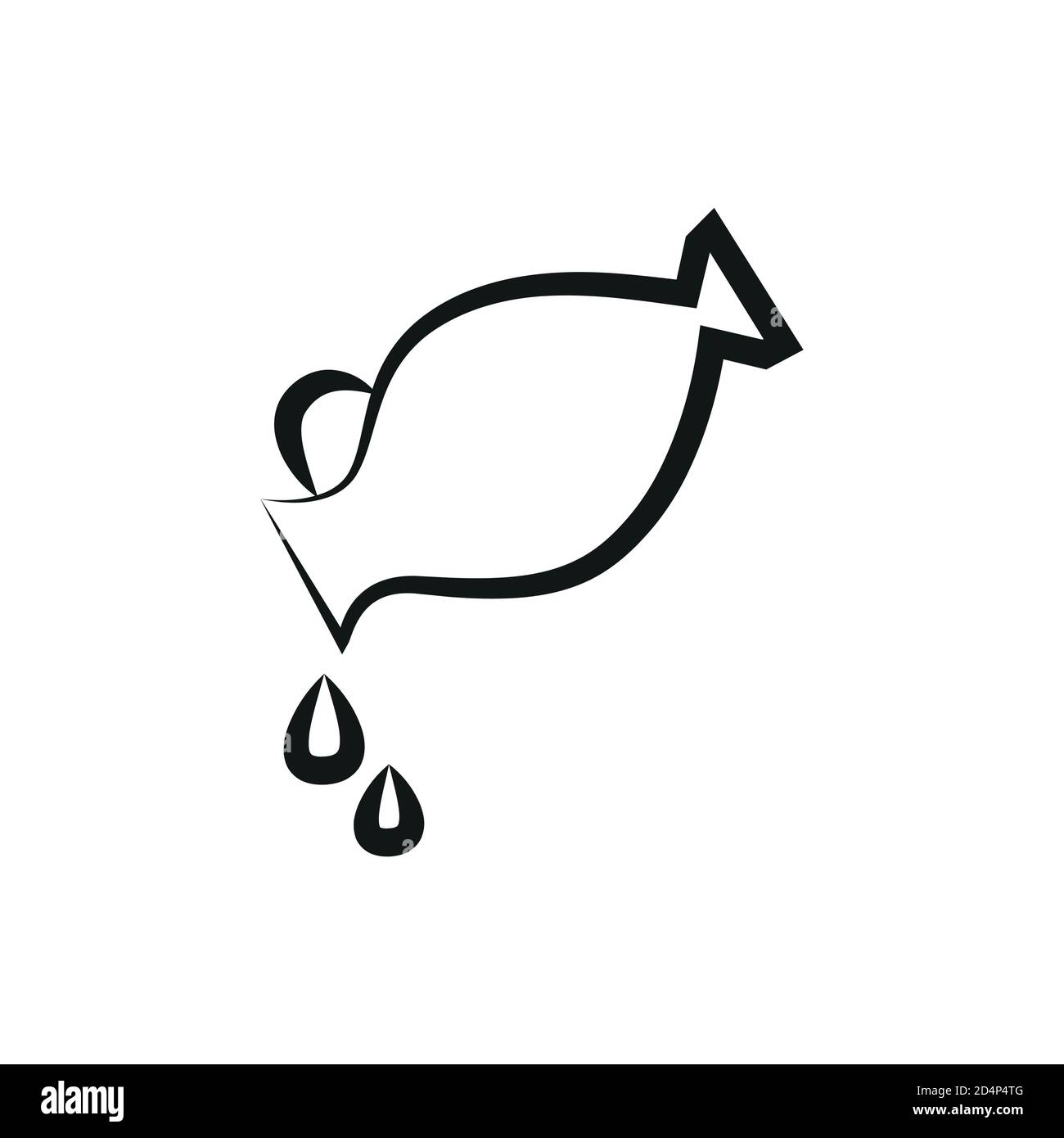 signe zodiaque simple horoscope verseau isolé sur l'illustration ...