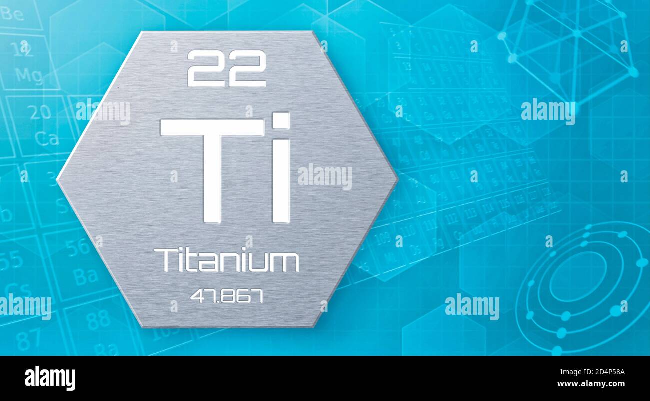 Titane tableau périodique Banque de photographies et d’images à haute ...