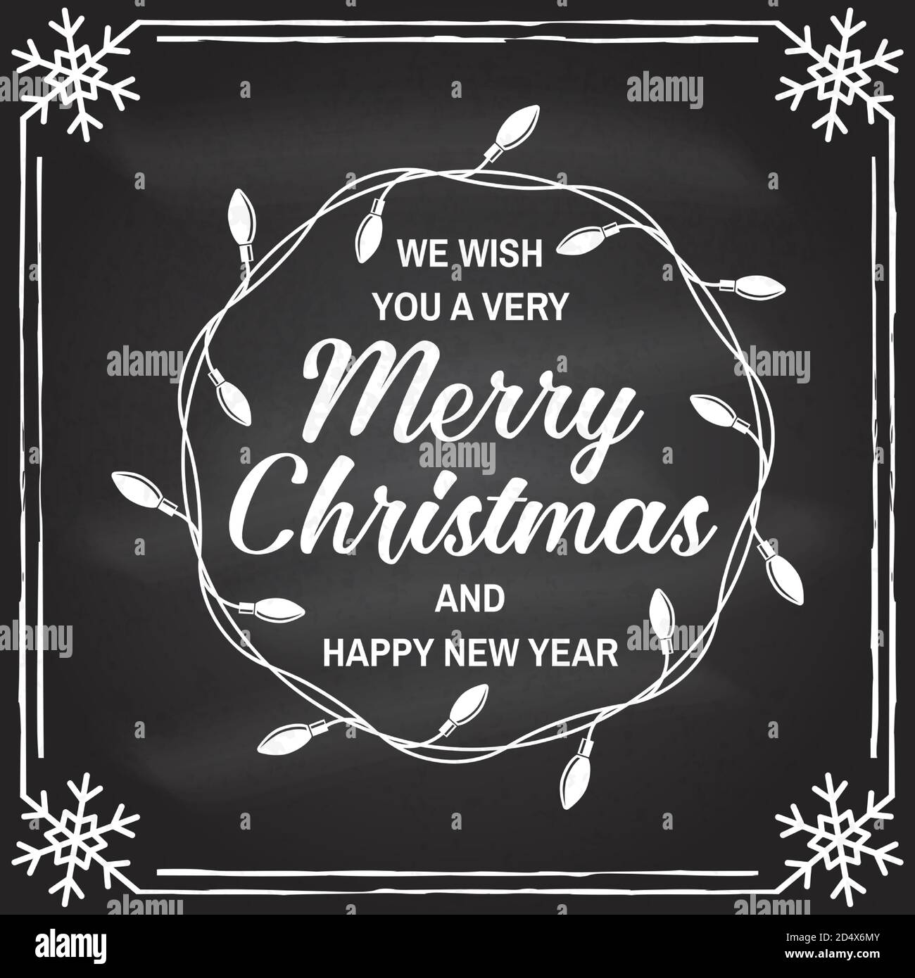 Timbre de Noël joyeux et du nouvel an, ensemble d'autocollants avec ...