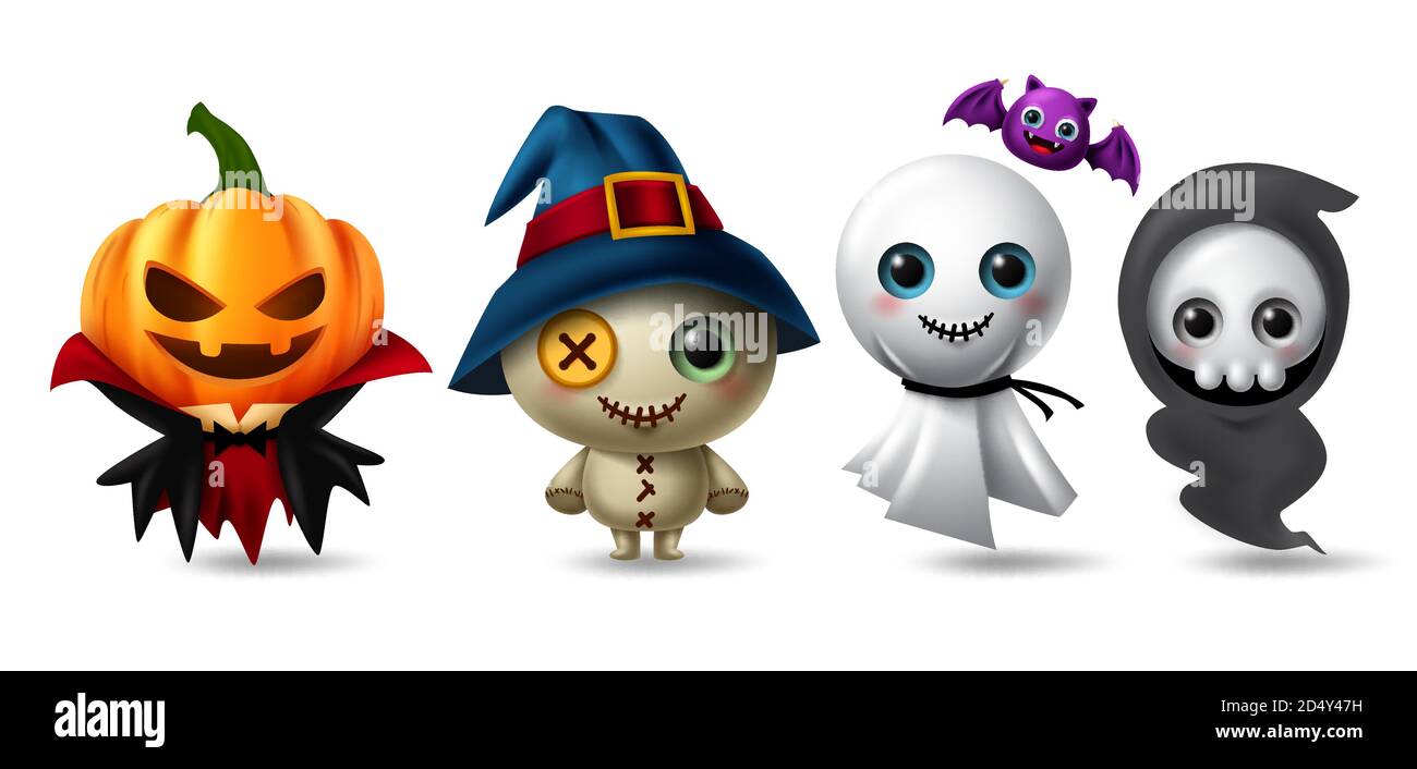 Personnages d'halloween Banque d'images détourées - Alamy
