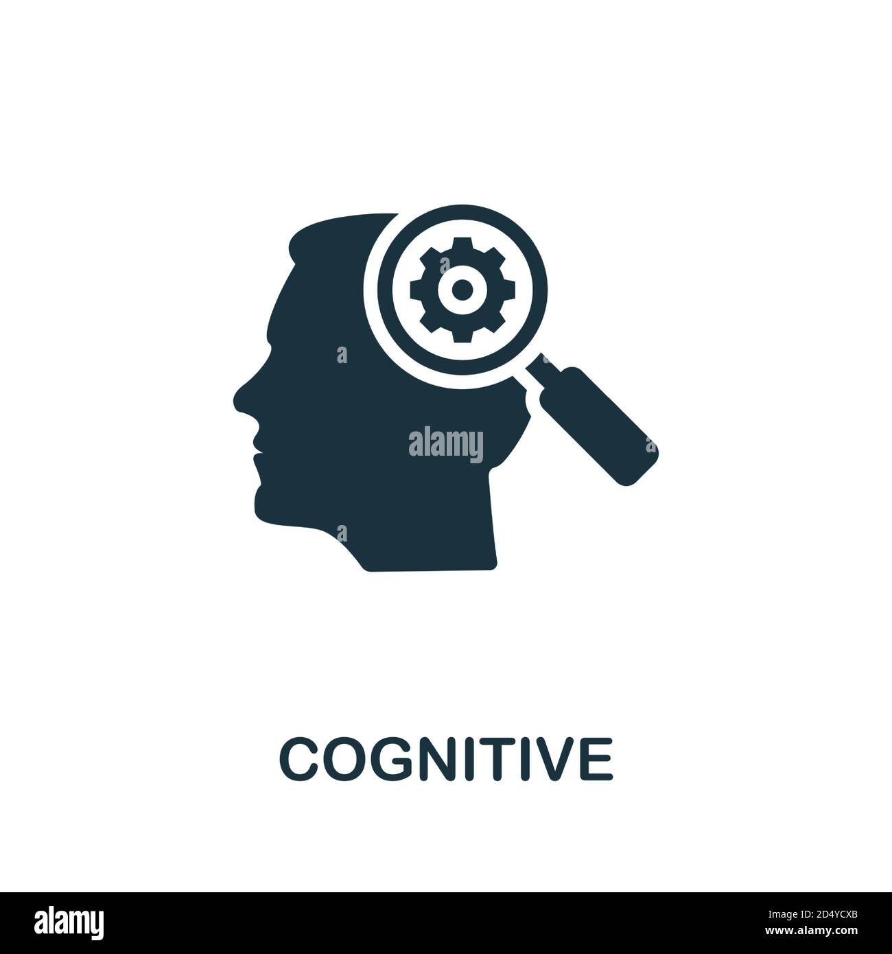 Icône cognitive. Élément simple de la collection de compétences de la ...