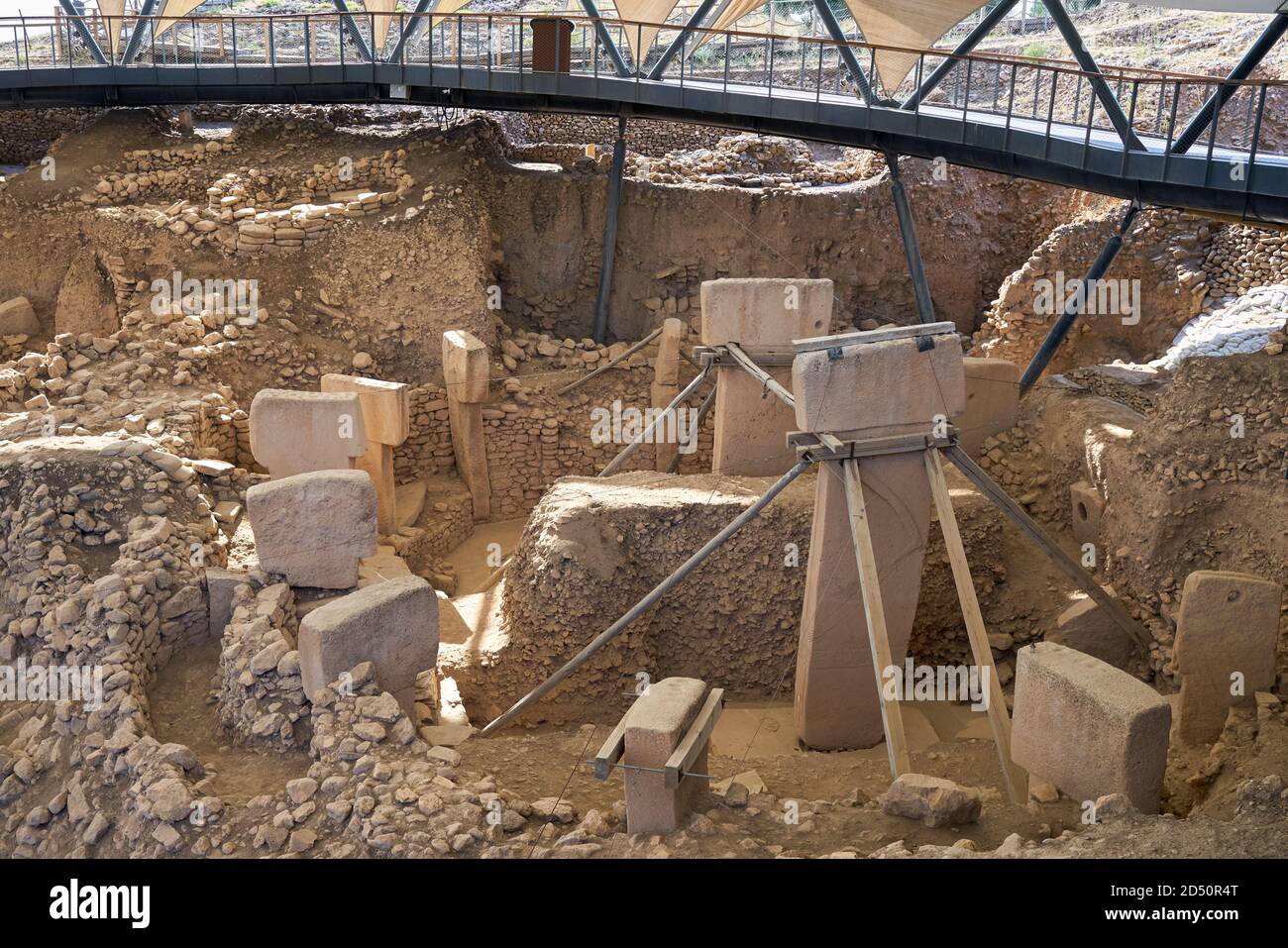 Site archéologique de Gobekli Tepe dans le sud-est de l'Anatolie, en ...