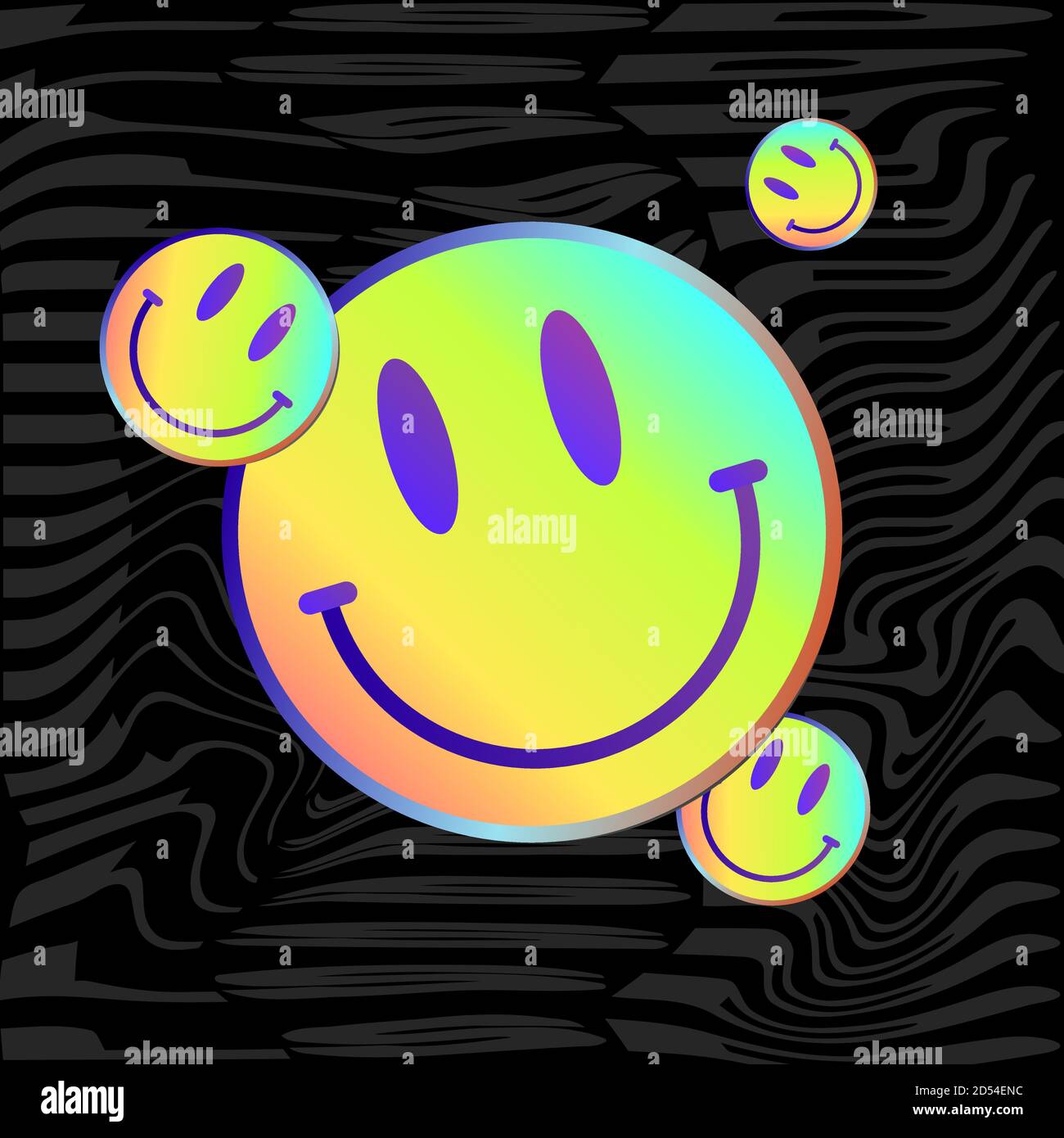 Lsd drugs smiley Banque d'images vectorielles - Alamy