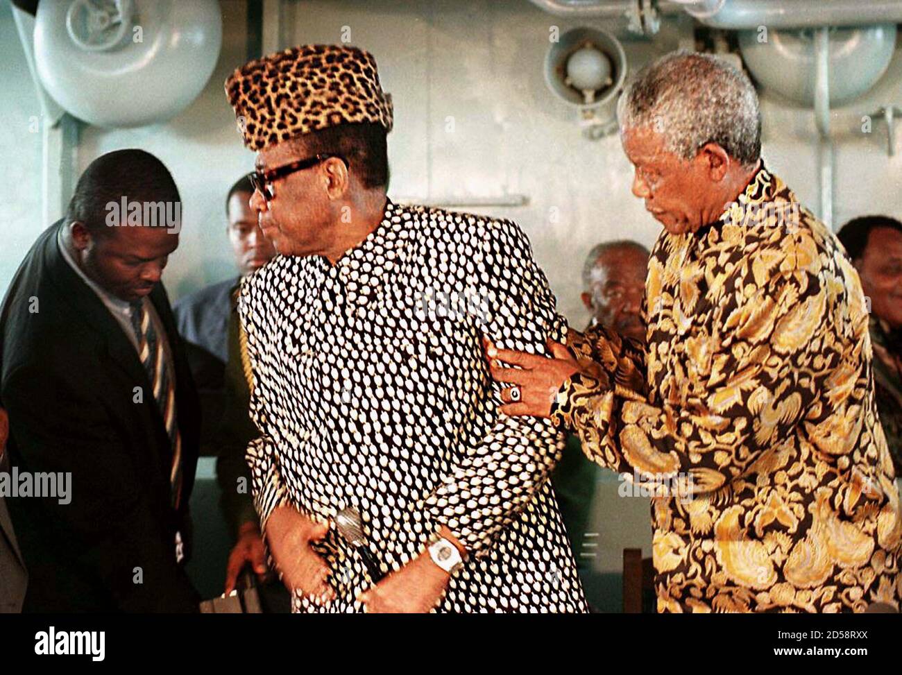 Zaire President Mobutu Sese Seko Banque d'image et photos - Alamy