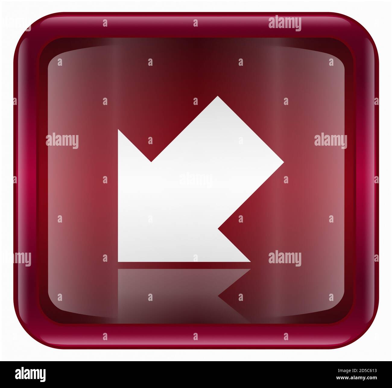 Bouton fleche play Banque d'images détourées - Alamy