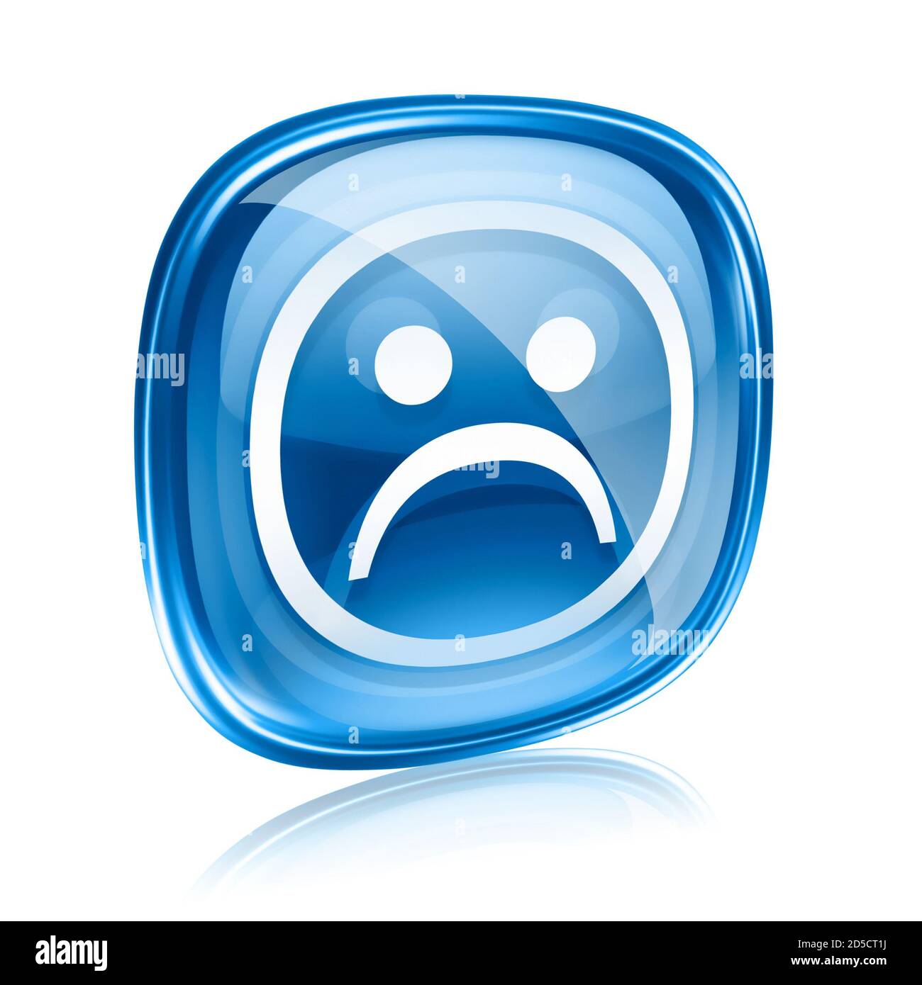 Dissatisfied smiley Banque d'images détourées - Alamy