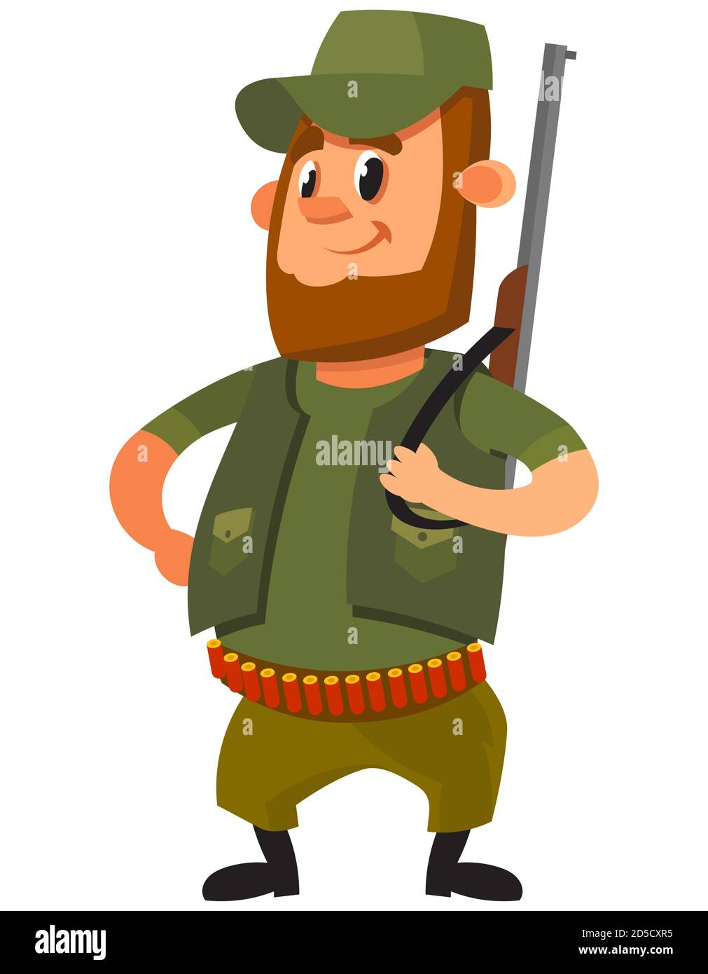 Chasseur de dessin animé Banque de photographies et d’images à haute ...