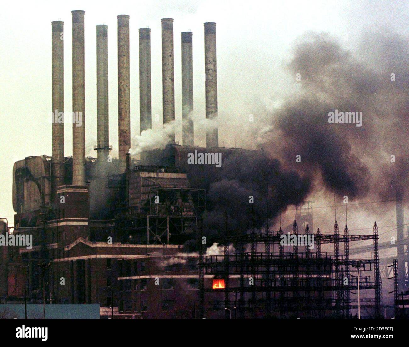 Explosion of a boiler Banque de photographies et d’images à haute ...