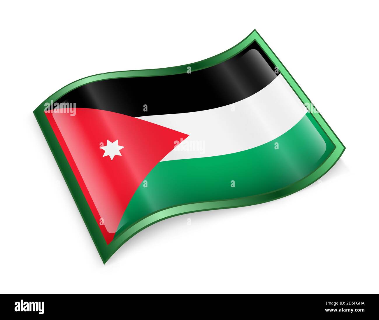 Drapeau jordanie Banque de photographies et d’images à haute résolution ...