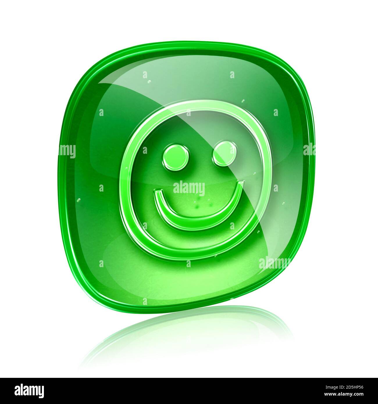Feu vert smiley Banque d'images détourées - Alamy