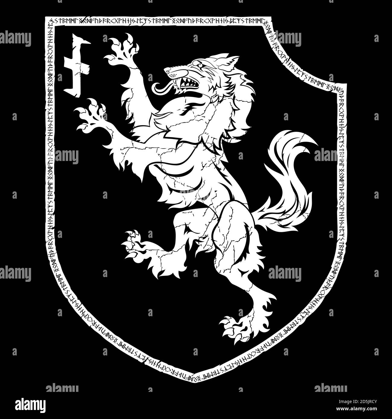 Fenrir rune Banque d'images vectorielles - Alamy