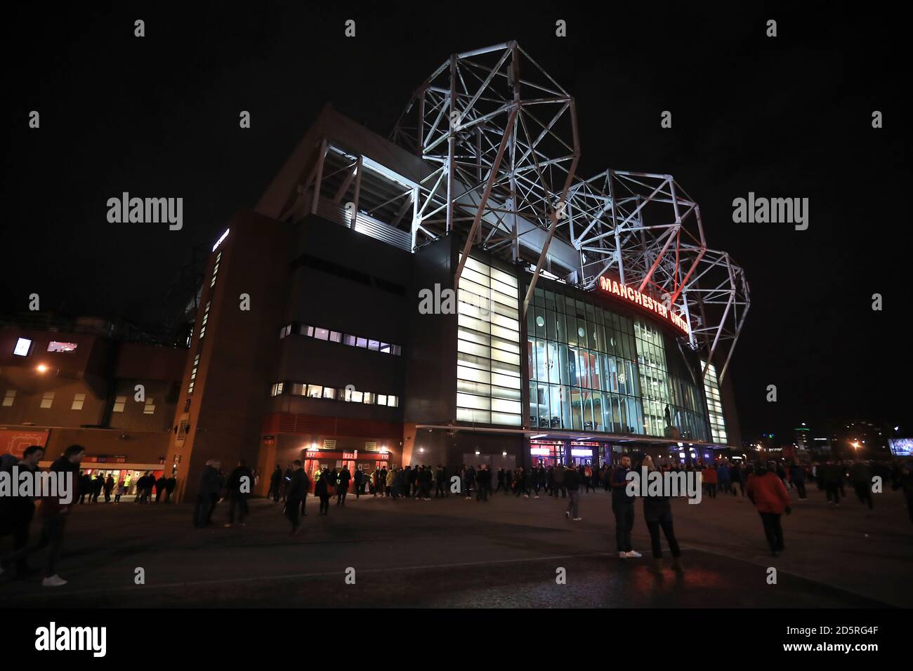 Old Trafford Night Banque d'image et photos - Alamy