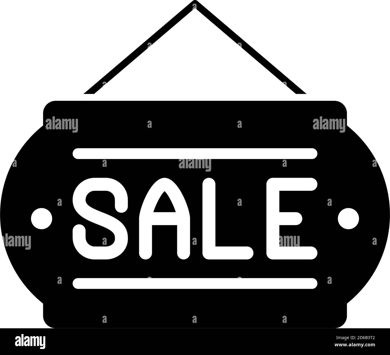 icône d'affiche de porte de solde sur fond blanc, style de silhouette ...