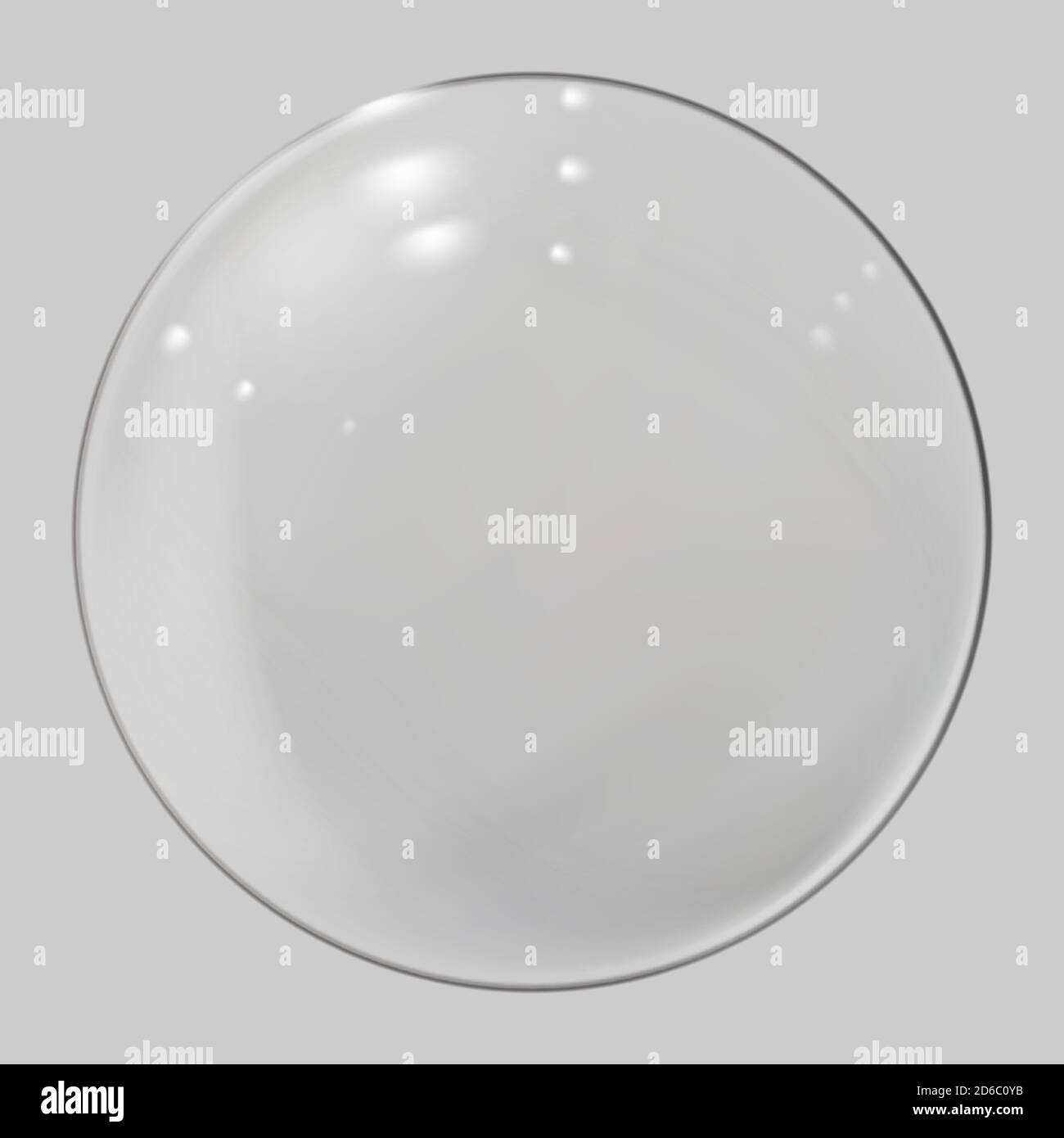 Bulle transparente Banque d'images vectorielles - Alamy