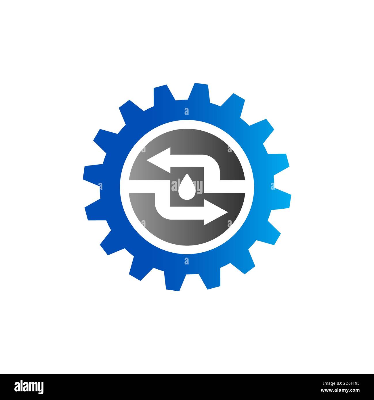 Logo de réparation fleche Banque de photographies et d’images à haute ...