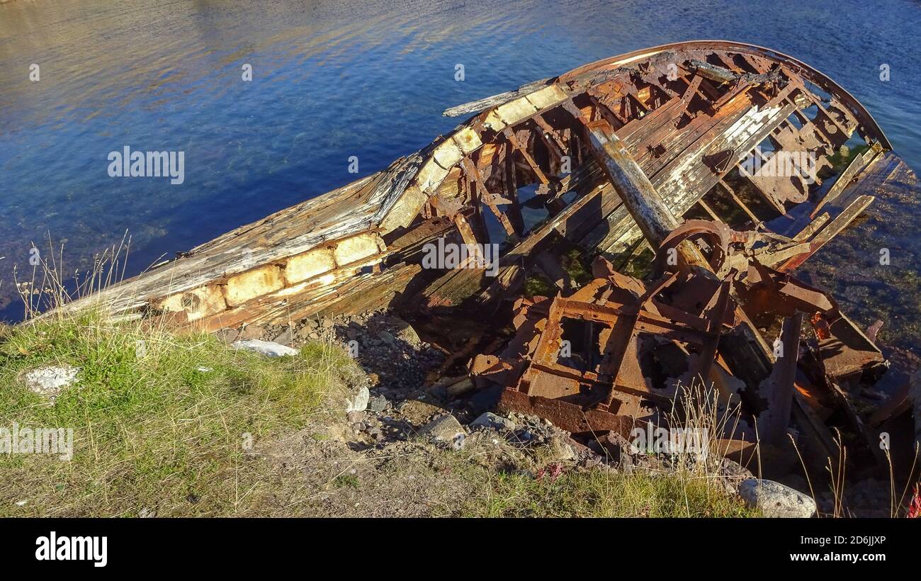 Mer de Barents et océan Arctique, le plus au nord de la Russie. Le ...