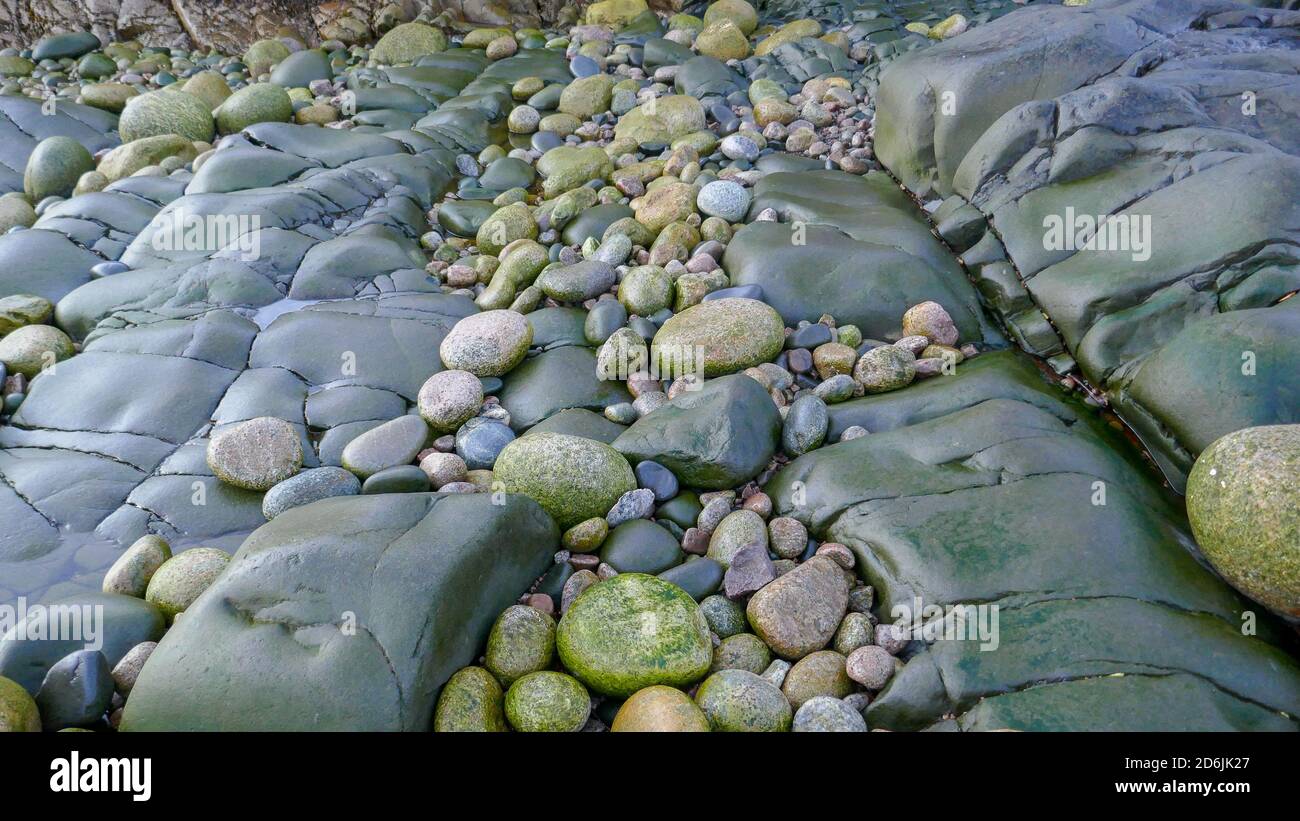 Mer de Barents et océan Arctique, le plus au nord de la Russie. Le ...