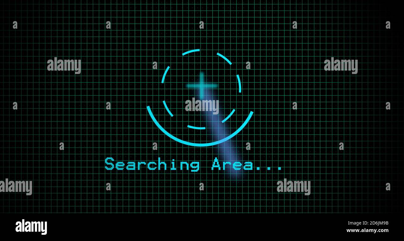 localisation de suivi gps futuriste avec ligne de grille . zone ou lieu de recherche . concept d ...