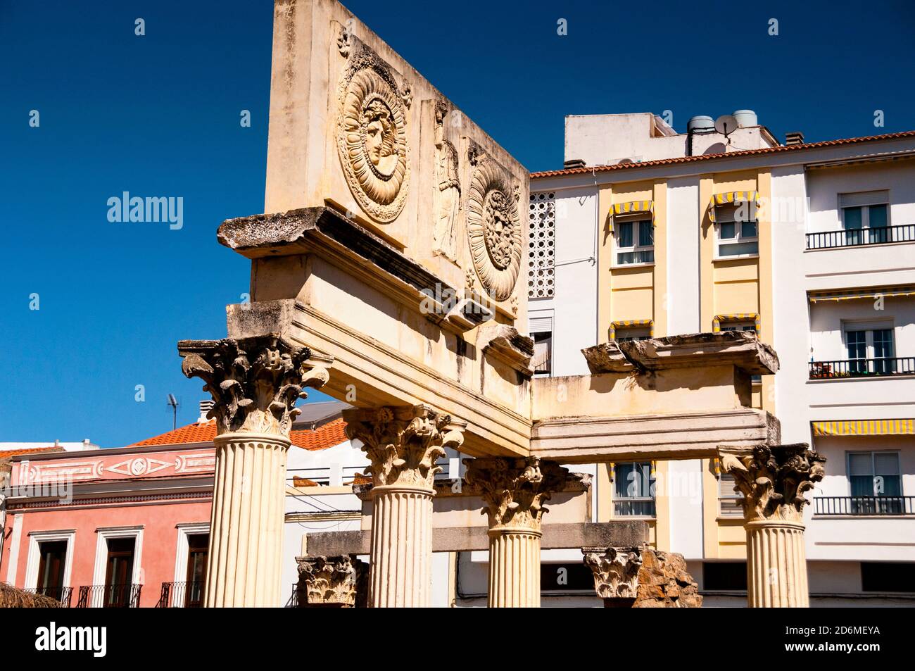 Portique du forum romain de merida Banque de photographies et d’images ...