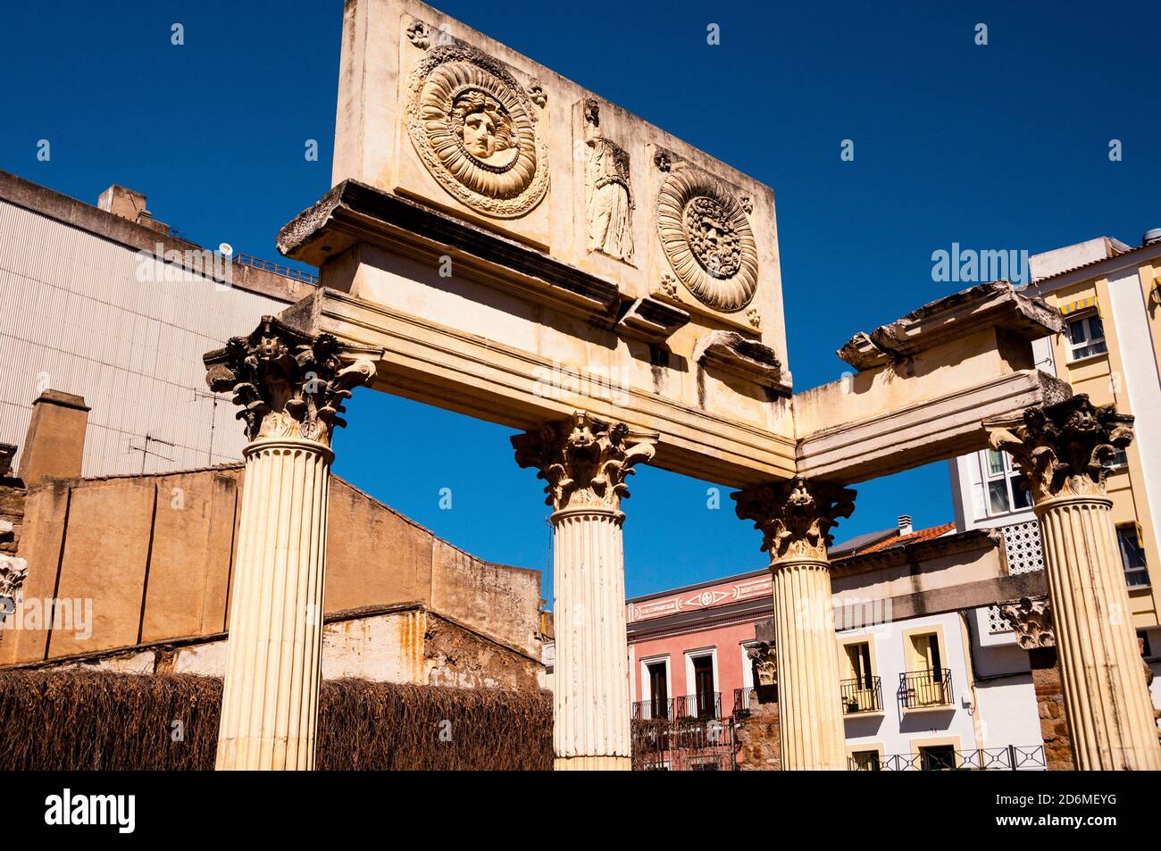 Portique du forum romain de merida Banque de photographies et d’images ...