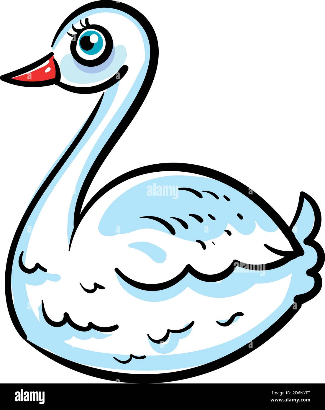 Nordic swan Banque d'images vectorielles - Alamy