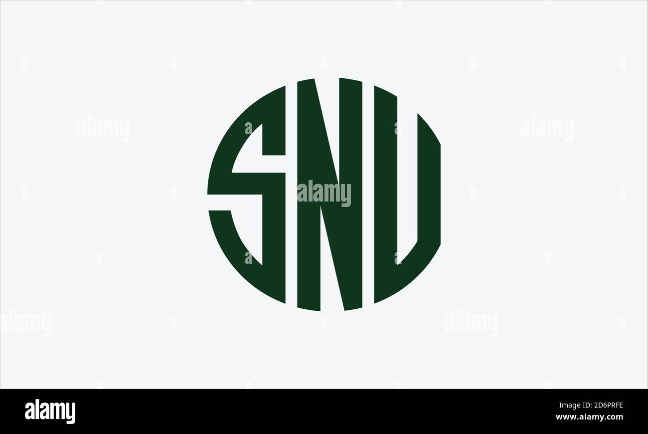Logo lettre snu Banque de photographies et d’images à haute résolution ...