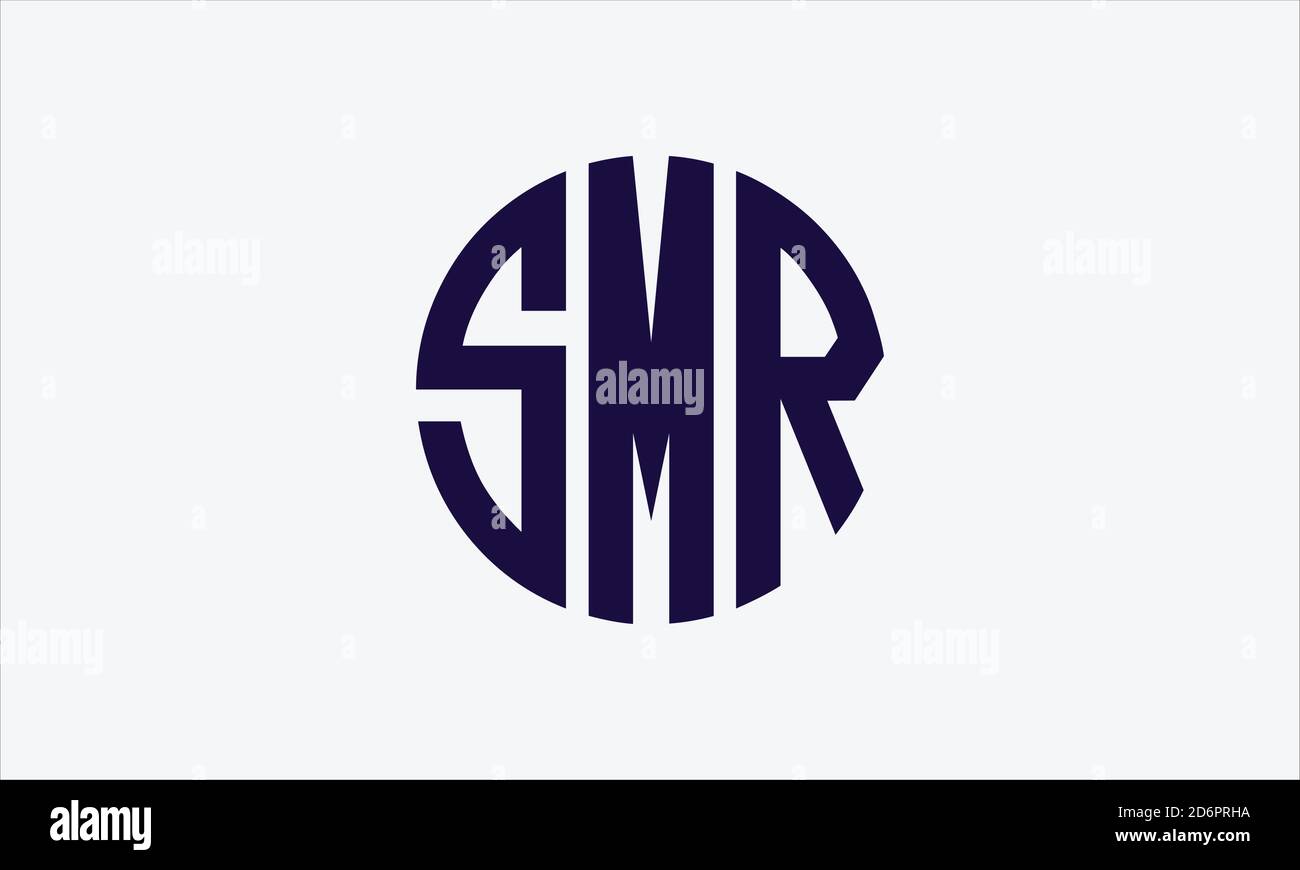 Logo de lettre smr Banque d'images vectorielles - Alamy