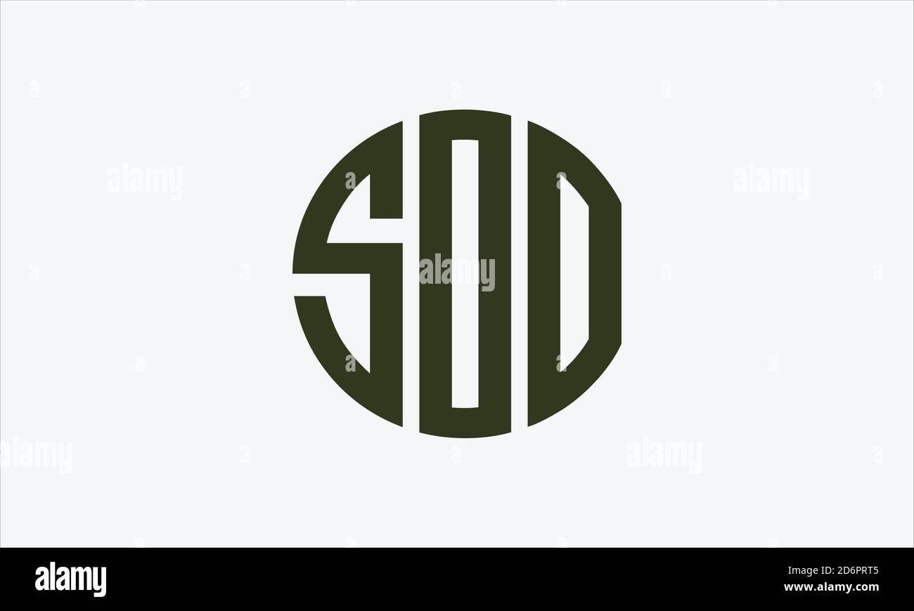 Logo de la lettre soo Banque d'images vectorielles - Alamy