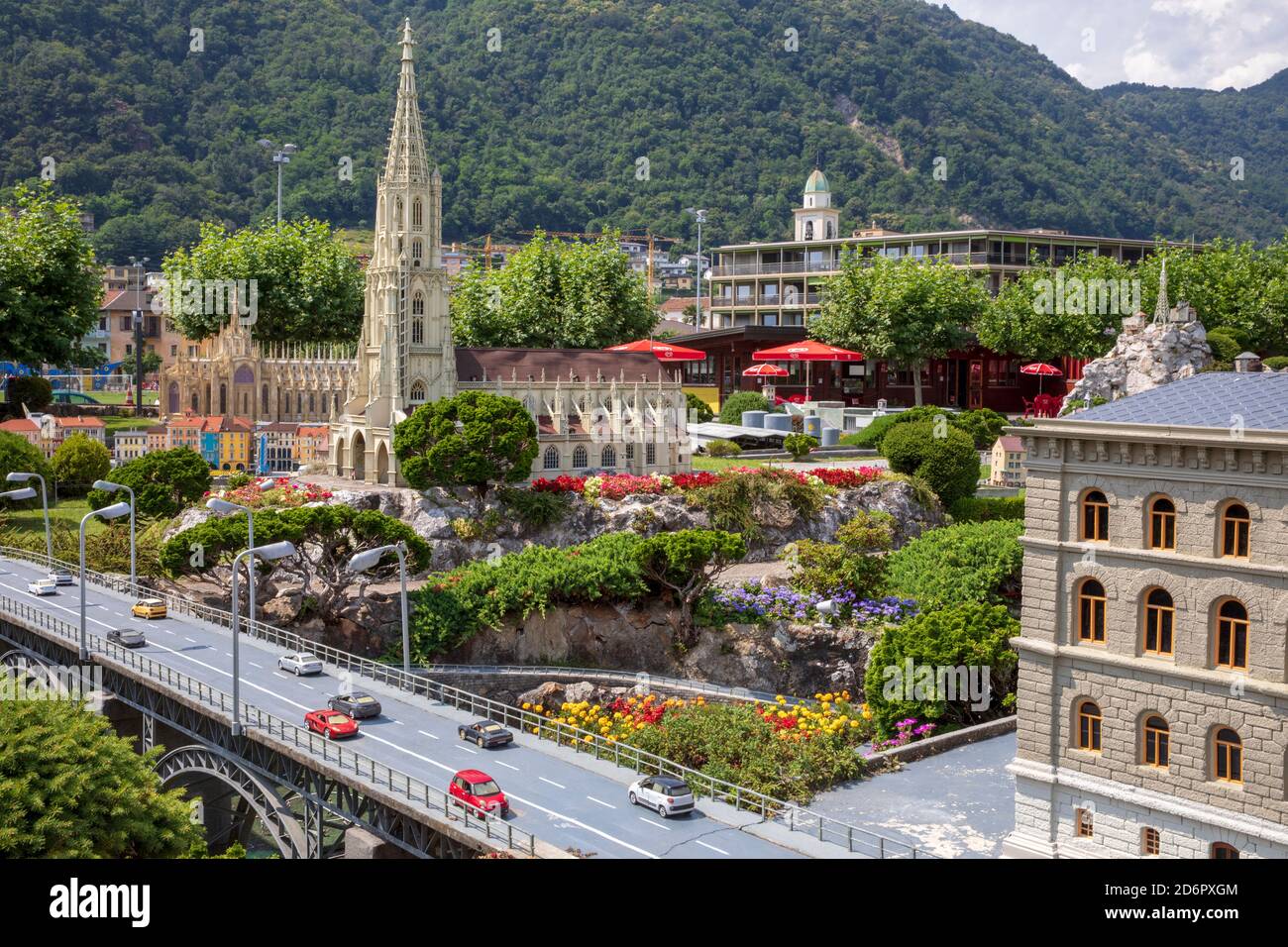 Swissminiatur in melide ticino switzerland Banque de photographies et d ...