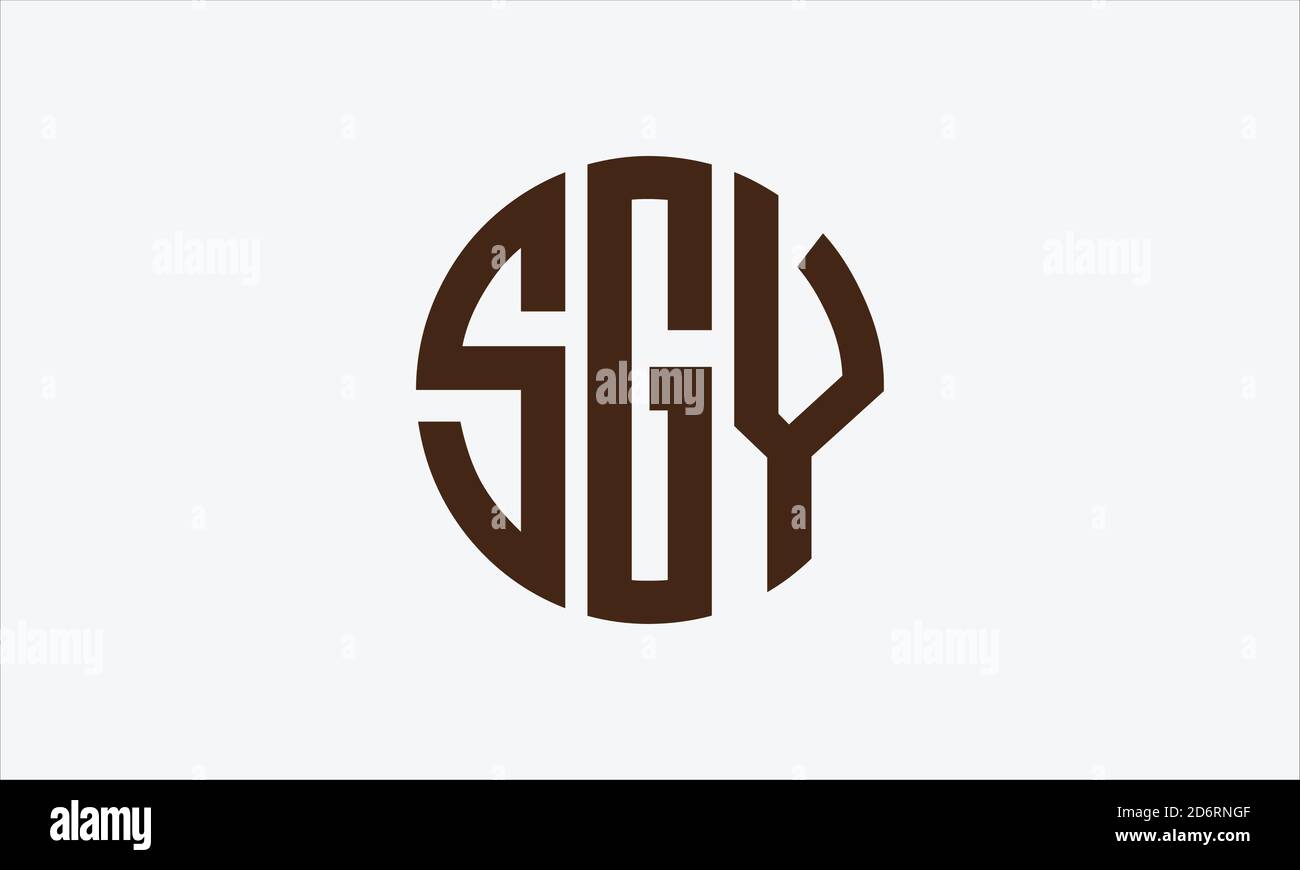 Logo sgy Banque d'images vectorielles - Alamy