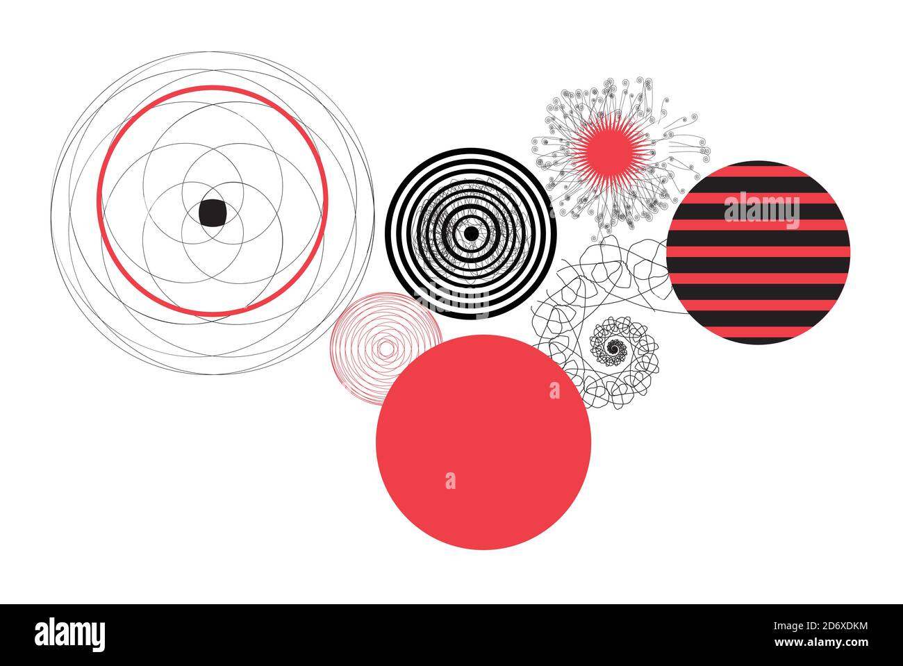 Exemples d'objets ronds Banque d'images vectorielles - Alamy