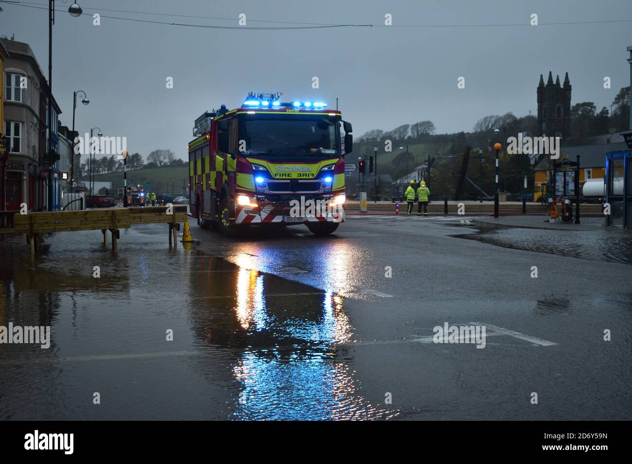 Wolfe Tone Square a été inondé alors que tout le pays avait un ...
