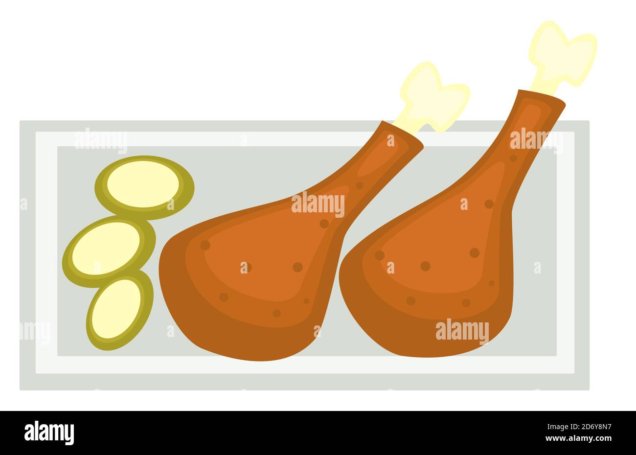 Poulet au sel Banque d'images vectorielles - Alamy