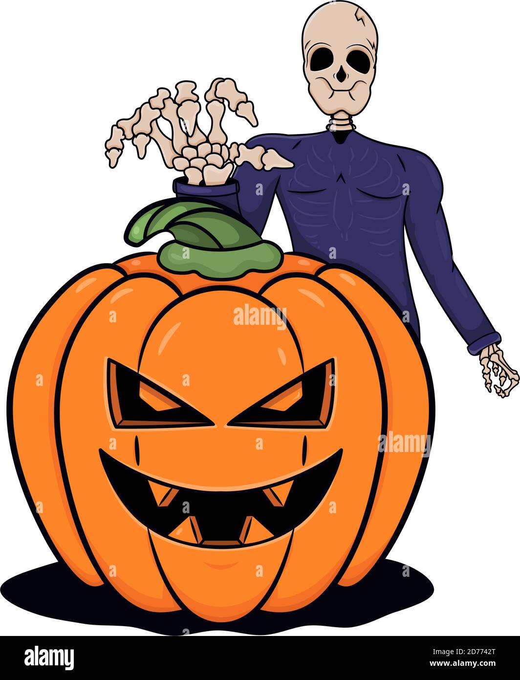 Squelette qui rit Banque d'images détourées - Alamy