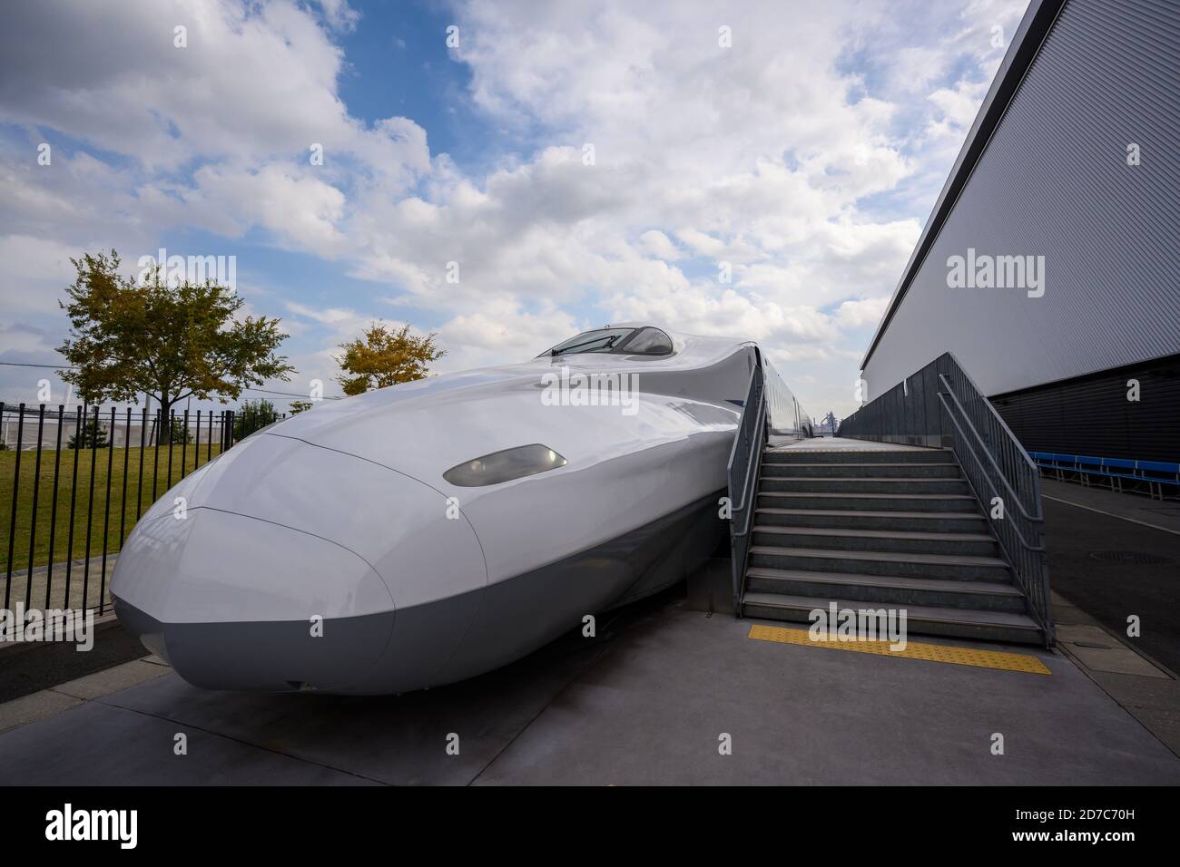 Jr scmaglev et le parc ferroviaire Banque de photographies et d’images ...