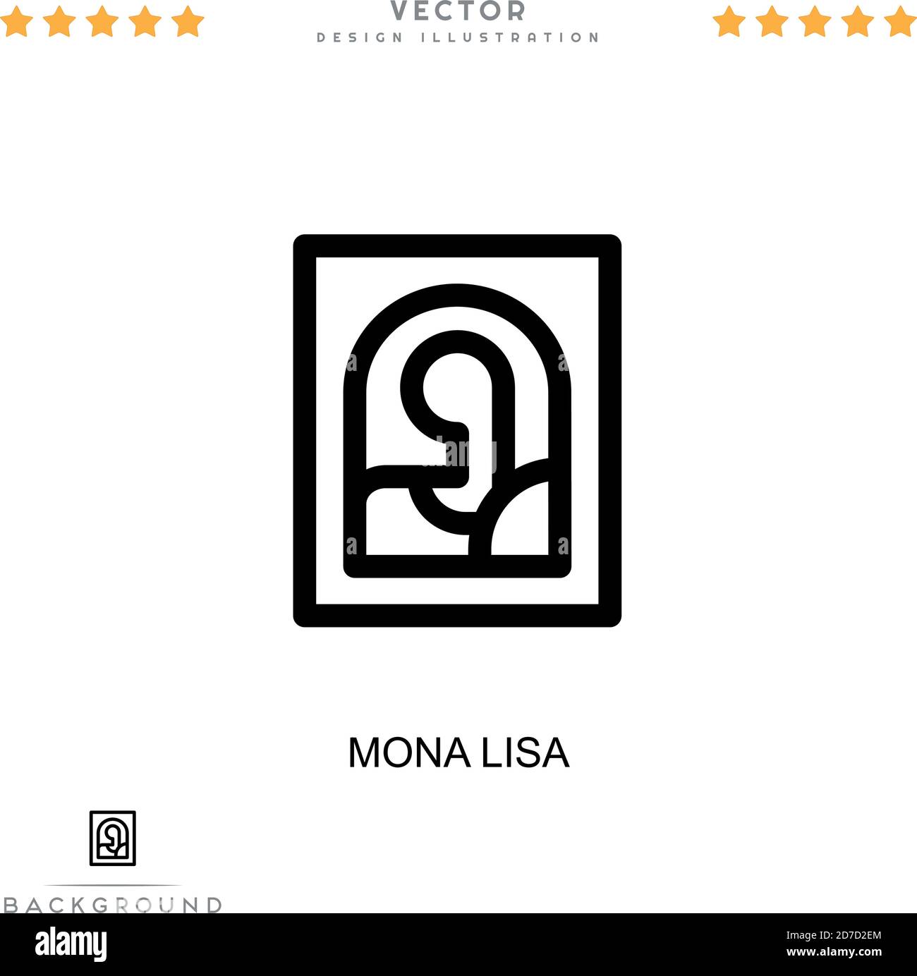 Mona lisa leonardo da vinci Banque d'images vectorielles - Alamy