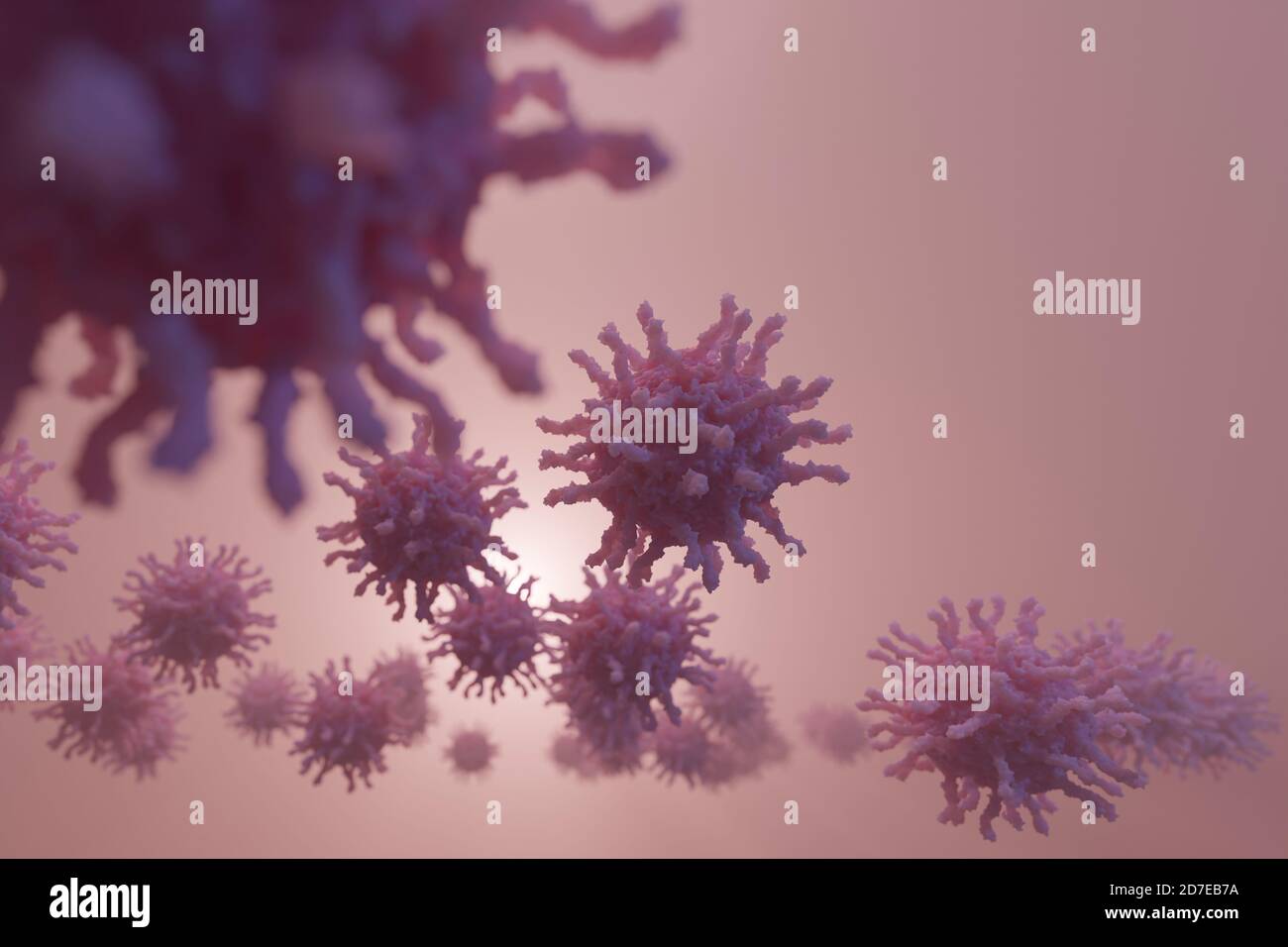 Poliovirus causant la polio ou la paralysie chez l'homme. La structure ...