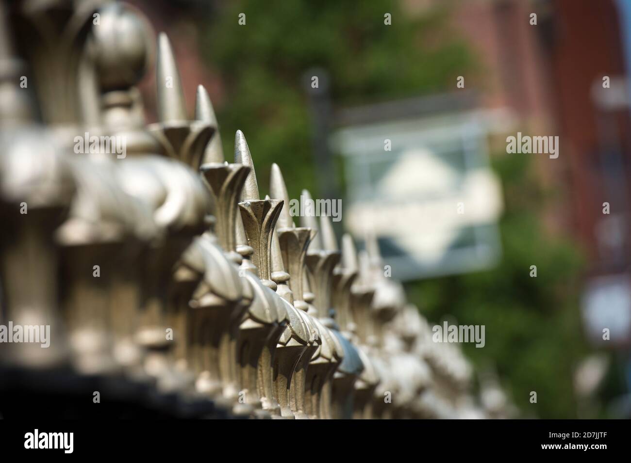 Wrought iron fencing Banque de photographies et d’images à haute ...