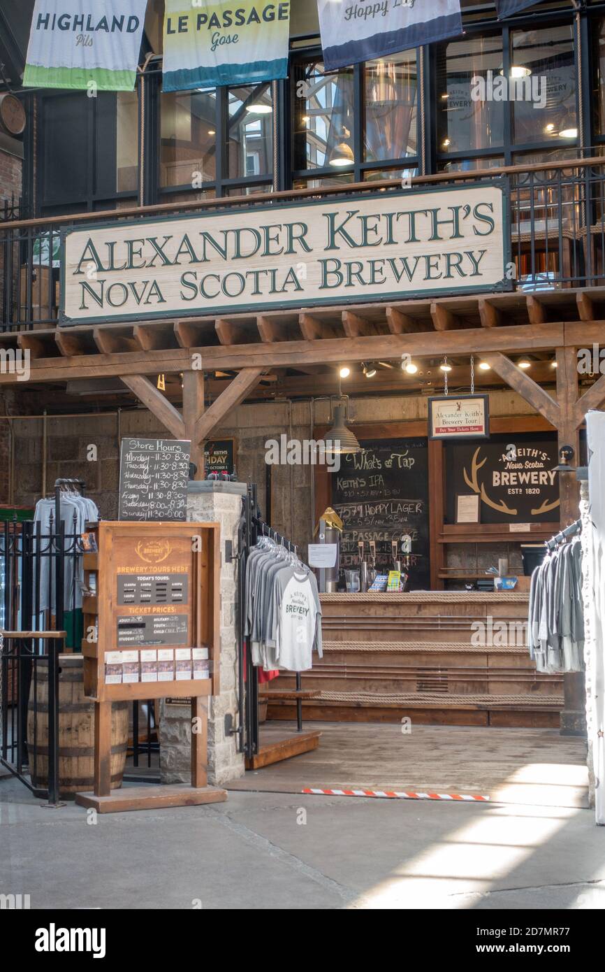 À l'intérieur de la brasserie Alexander Keith Halifax Nouvelle-Écosse ...