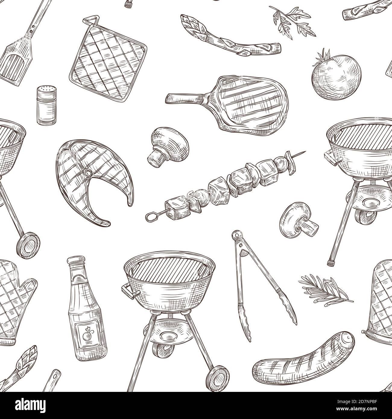 Appareil barbecue Banque d'images vectorielles - Alamy