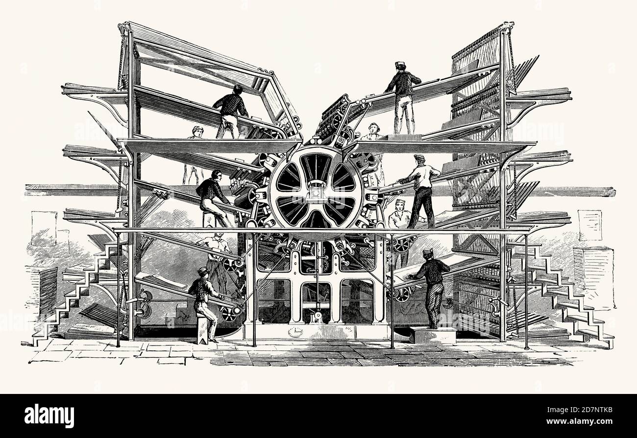 Presse rotative march hoe Banque de photographies et d’images à haute ...