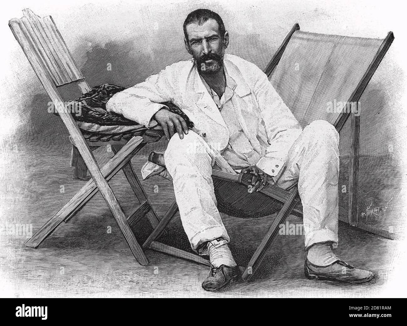 Pierre savorgnan de brazza 1852 1905 Banque de photographies et d ...