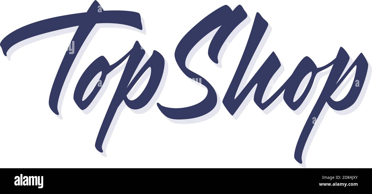 Topshop logo Banque d'images vectorielles - Alamy